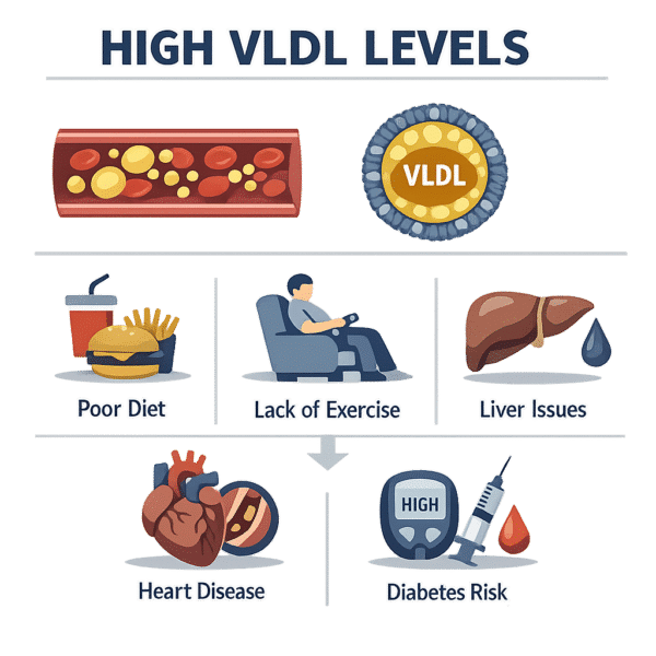 Niveles altos de VLDL: Causas, síntomas y riesgos - AI DiagMe